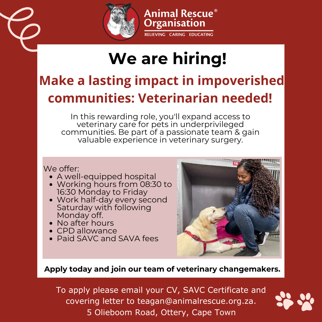 Vacancies – Animal Rescue Organisation